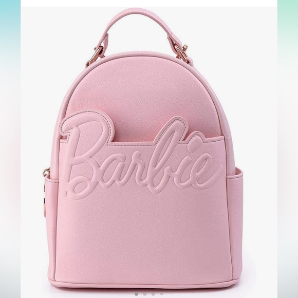 Loungefly | Bags | Loungefly Mattel Barbie Rose Gold Chain Mini ...